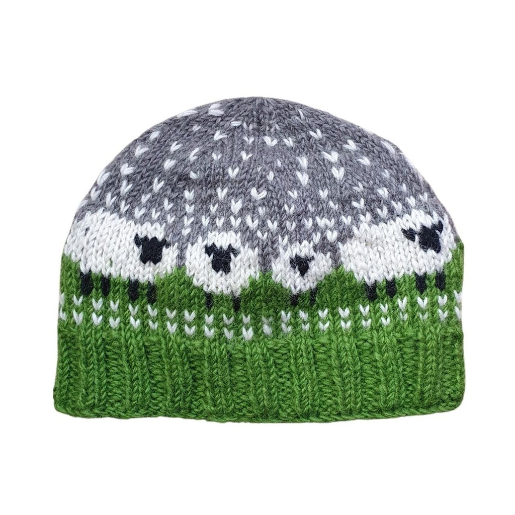 Hand Knitted Wool Sheep Beanie Hat | Fairly Traded from Nepal – From ...