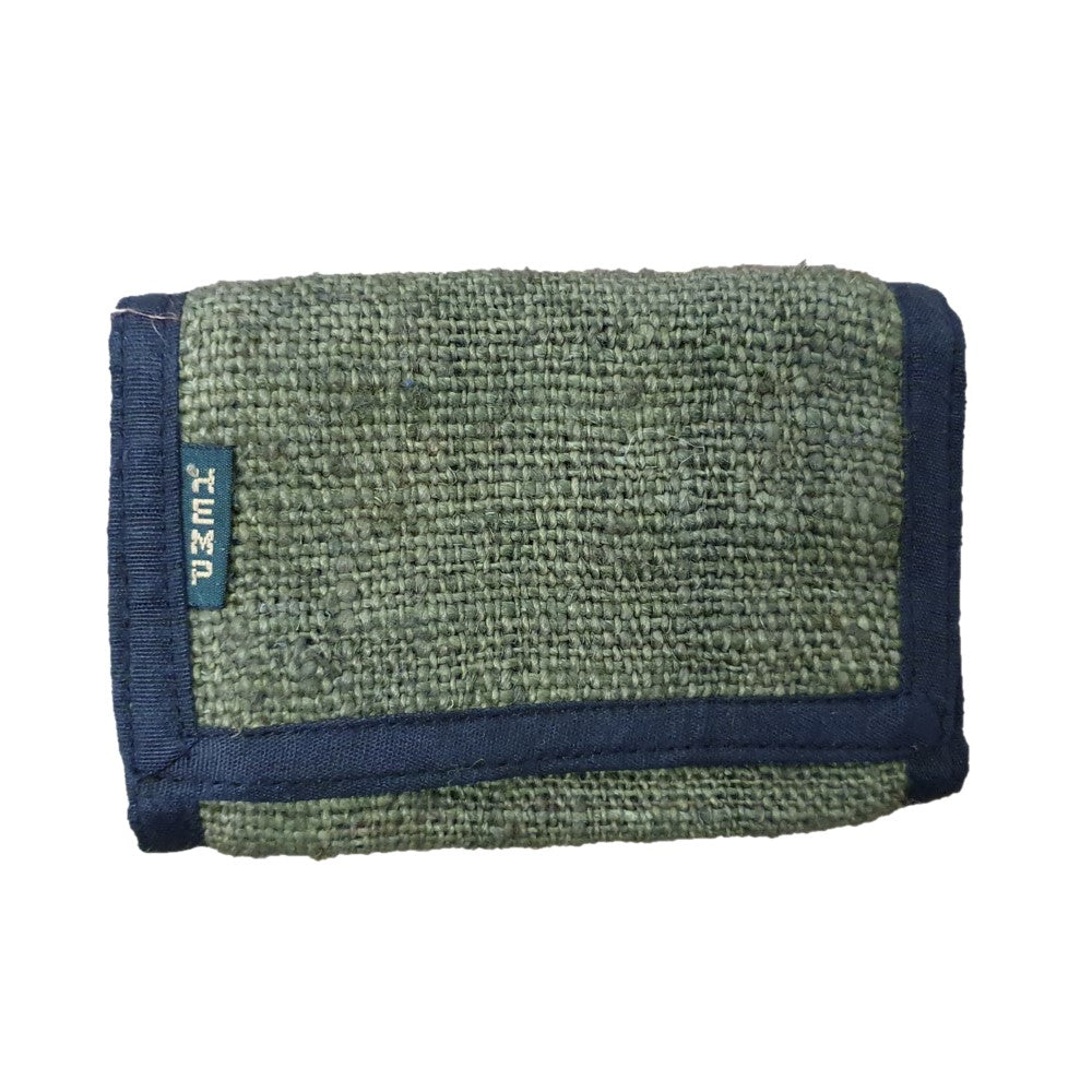 Hemp Tri-Fold Fabric Wallet - Made in Nepal – From The Source