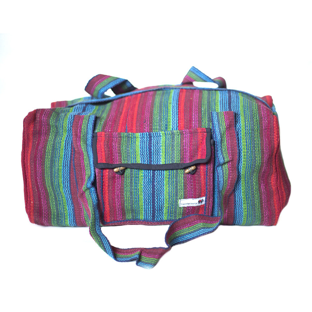 Cotton Holdall Bag | Colourful Fabric Bags Fairly Traded from Nepal ...