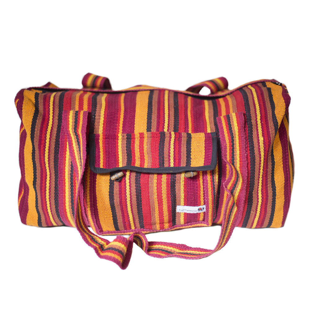 Cotton Holdall Bag | Colourful Fabric Bags Fairly Traded from Nepal ...